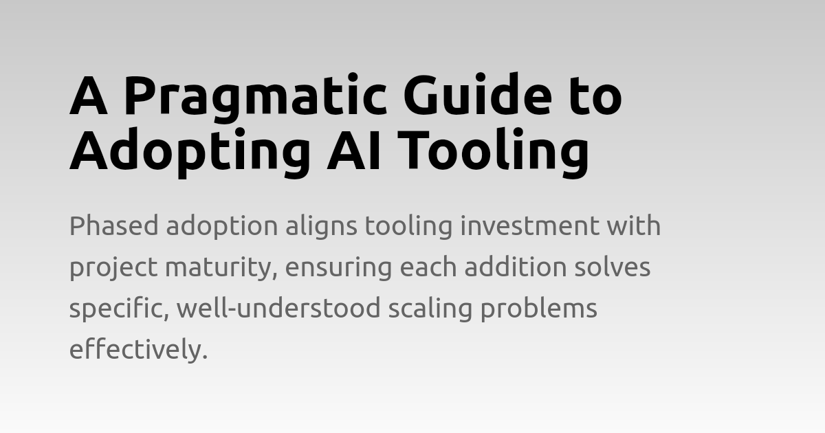 A Pragmatic Guide to Adopting AI Tooling — OKIGU